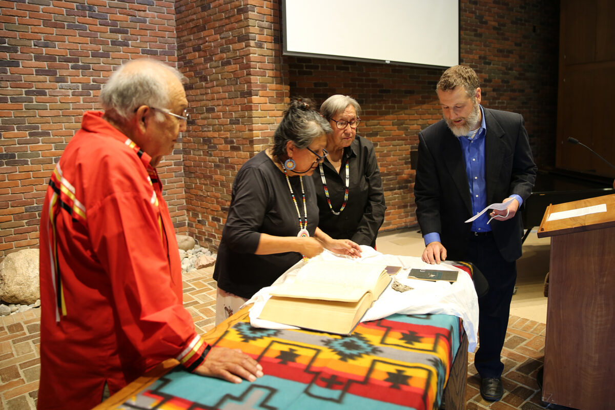 English-Cheyenne Dictionary goes home | Anabaptist Mennonite Biblical ...